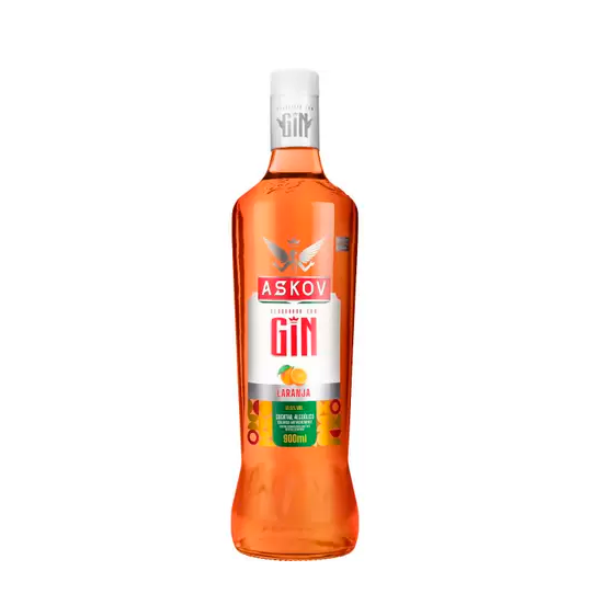 GIN ASKOV LARANJA 6X900ML - Comercial Bolsao