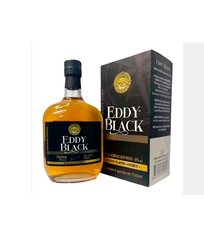 WHISKY EDDY BLACK 6X700ML - Comercial Bolsao